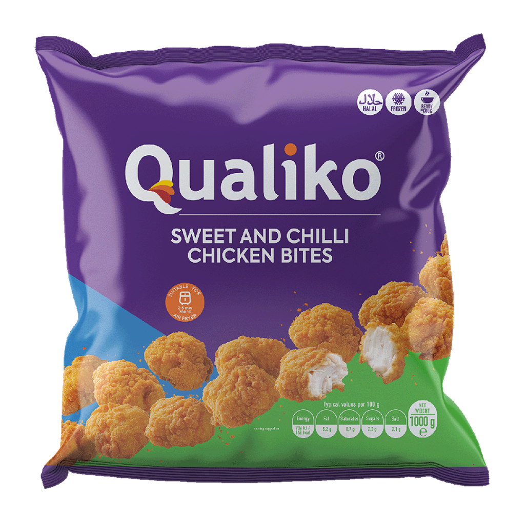 Sweet and Chilli Chicken Bites - Qualiko. Frozen chicken meat