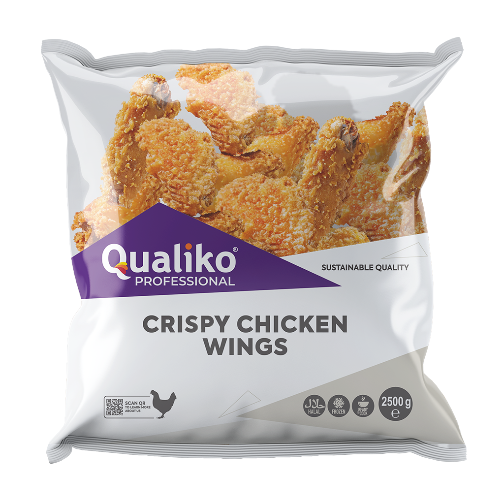 Crispy Chicken Wings Qualiko Frozen Chicken Meat 0596